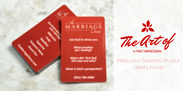 Embossed Credit Card Style Business Cards