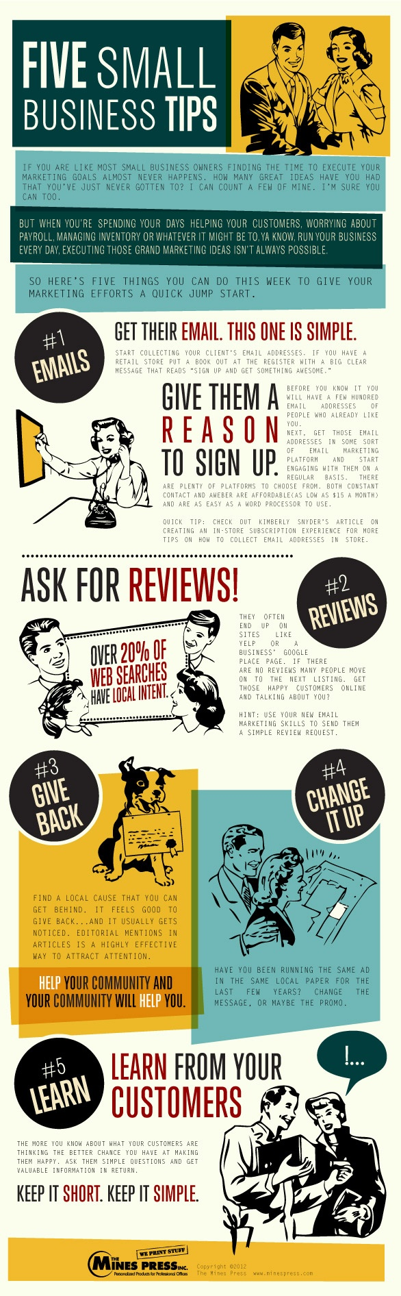 [Infographic] Top 5 Small Business Tips