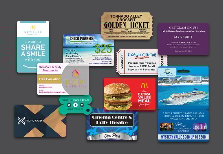 Promo Cards | Plastic Printers, Inc.