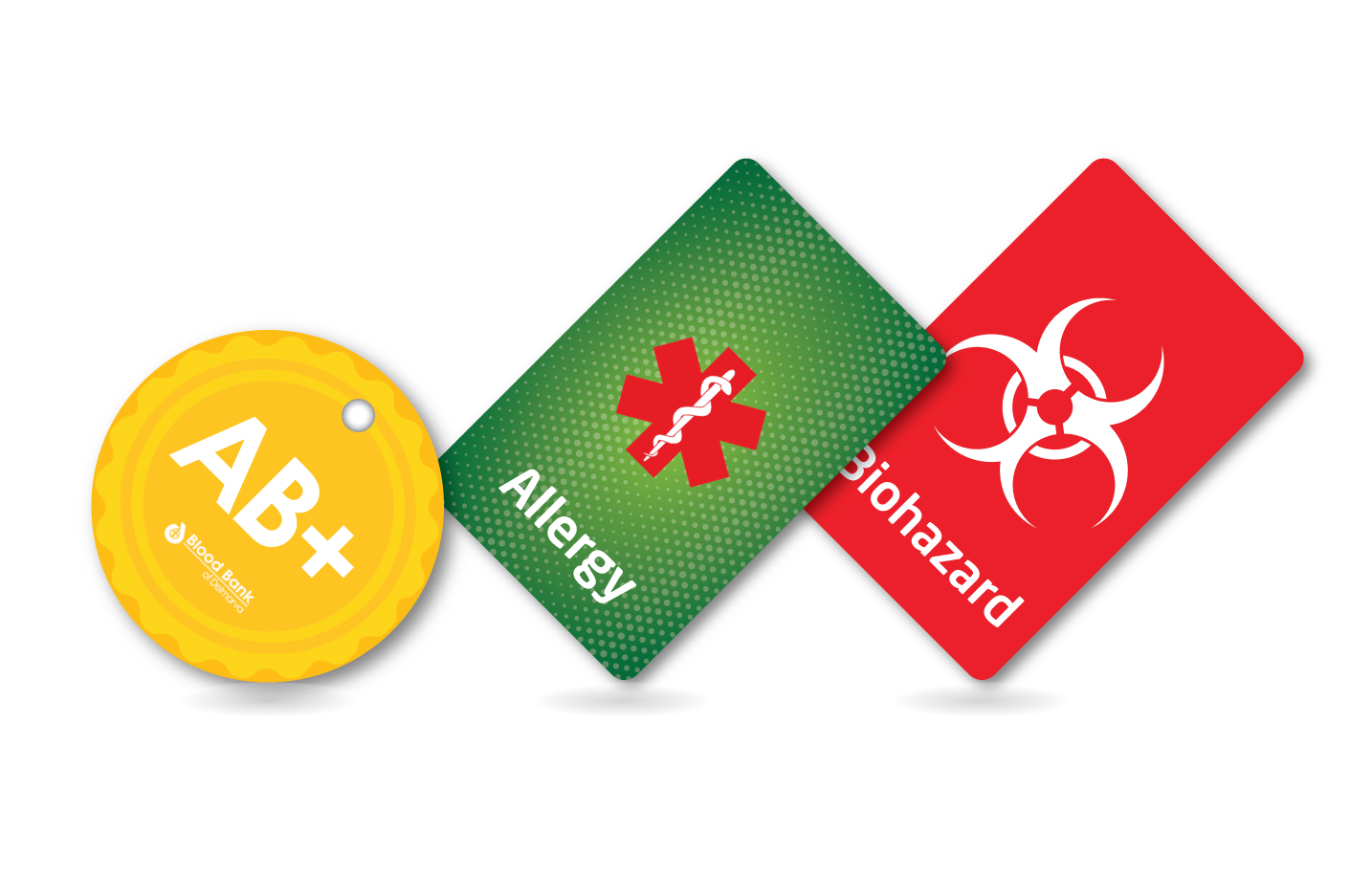 Blood Bank & Plasma Center - Blood Donor Card & Marketing Tools