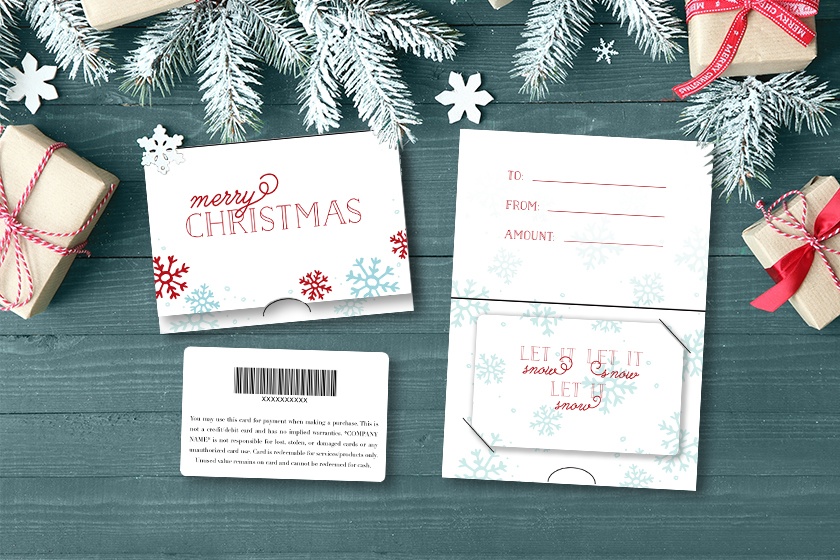 Pre-Designed Gift Cards | Plastic Printers, Inc.