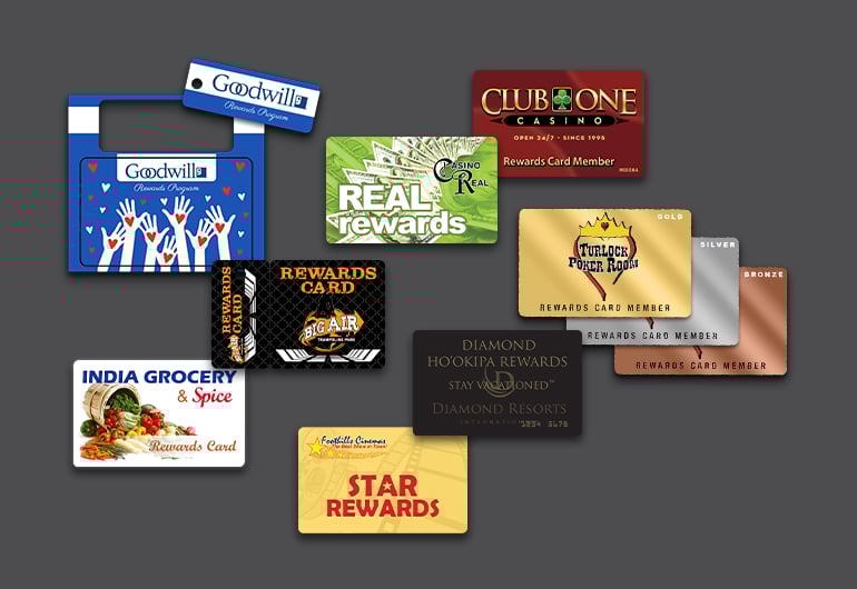 Reward Cards | Plastic Printers, Inc.