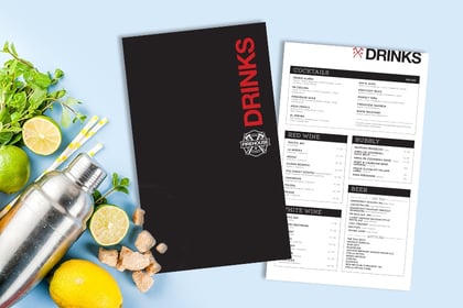 Menu Printing & Design | Plastic Printers