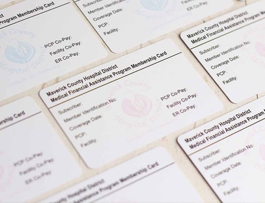 Plastic cards in any shape imaginable from Plastic Printers, Inc.