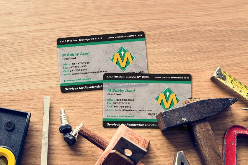 Build Your Brand: 10 Business Card Ideas for Construction