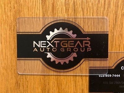 Clear Business Cards | Plastic Printers, Inc.