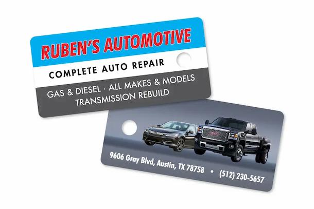 Custom Key Tags by Plastic Printers