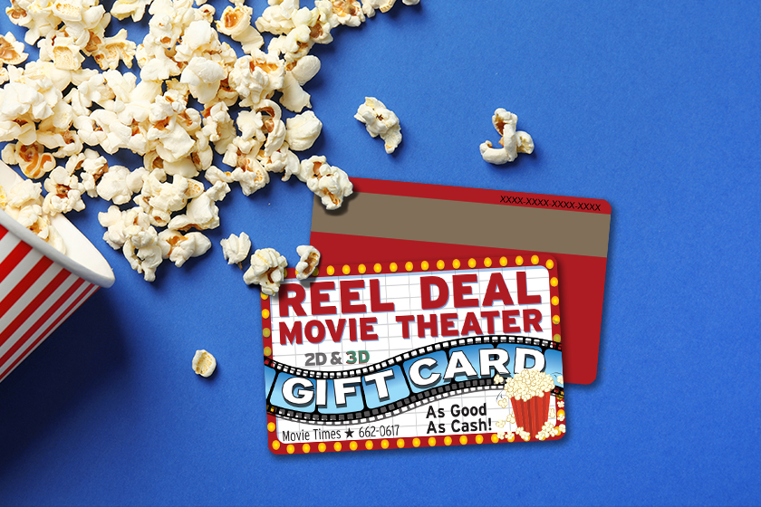 Reel Deal Movie Theater Gift Cards Reel Deal Movie Theater Gift Cards