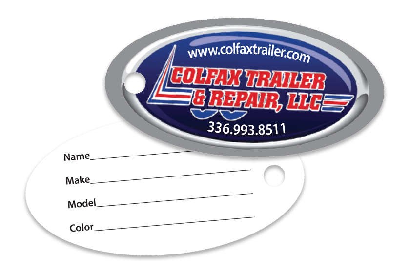 Custom Key Tags by Plastic Printers